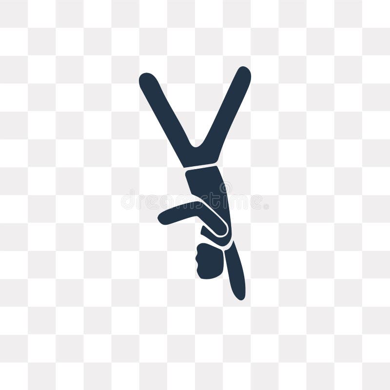 Stick Man Dancing Vector Icon Isolated on Transparent Background Stock ...