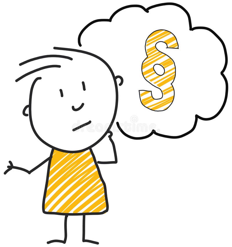 Stickman Paragraph Lawyer Justice Stock Illustrations – 12 Stickman ...