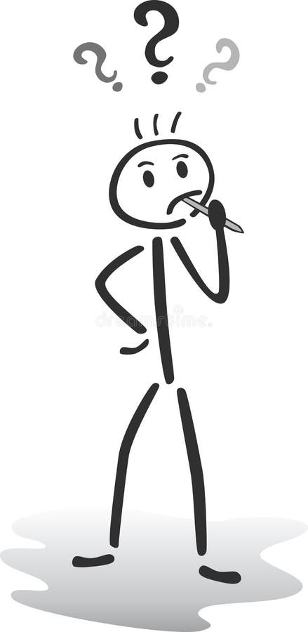Stick Figure Asking Question Stock Illustrations – 97 Stick Figure ...