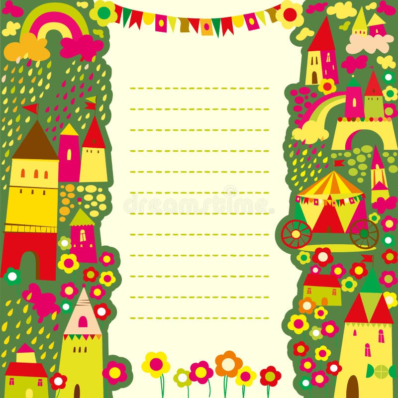 Stick Note Houses Background Stock Illustrations – 3 Stick Note Houses ...