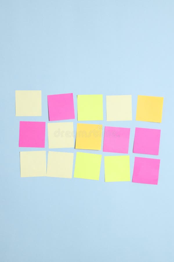 Stick Paper on Wall stock photo. Image of note, orange - 239390502