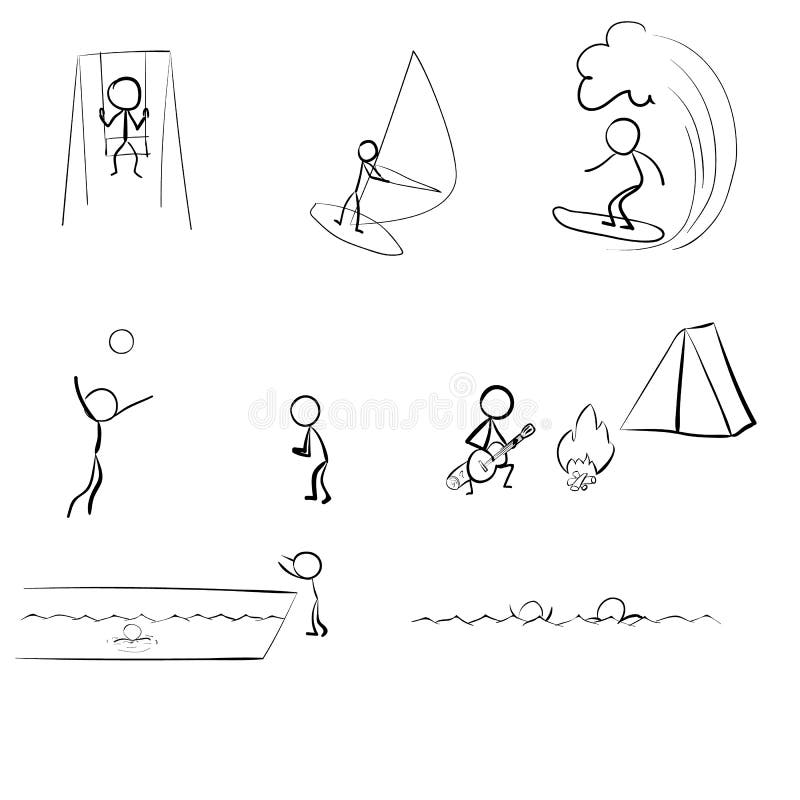 Stick People Stock Illustrations – 33,415 Stick People Stock ...