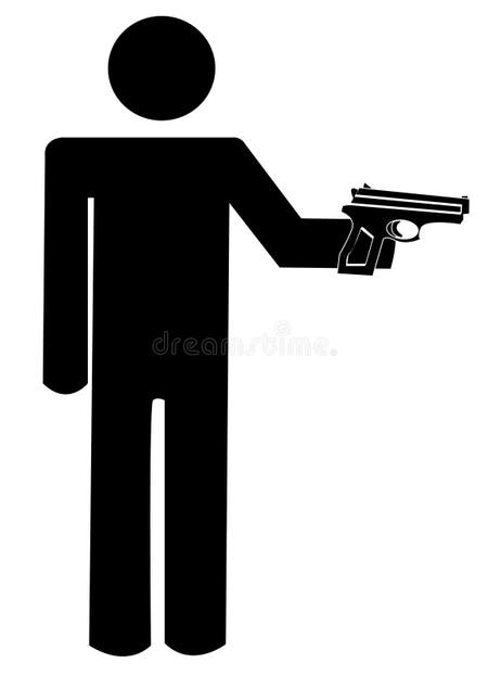 Stick Figure Gun Stock Illustrations – 331 Stick Figure Gun Stock ...