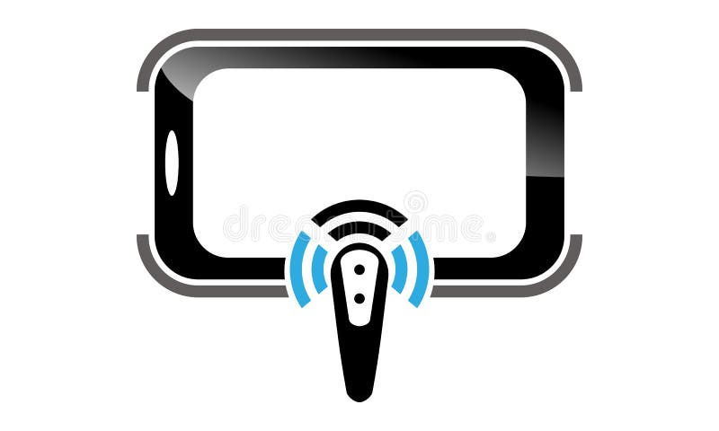 Stick Selfie Handle Phone stock vector. Illustration of hand - 105564358
