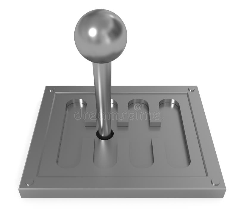 Stick Shift stock illustration. Illustration of chrome - 16795546