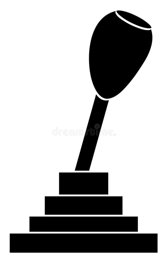 Stick shift stock vector. Illustration of controlling - 4949326