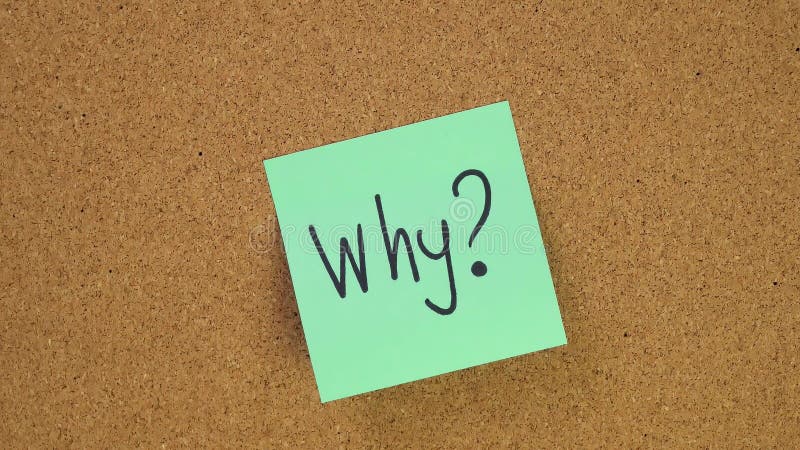 Stick the Sticker Question Why on the Cork Board. Top View of Note ...