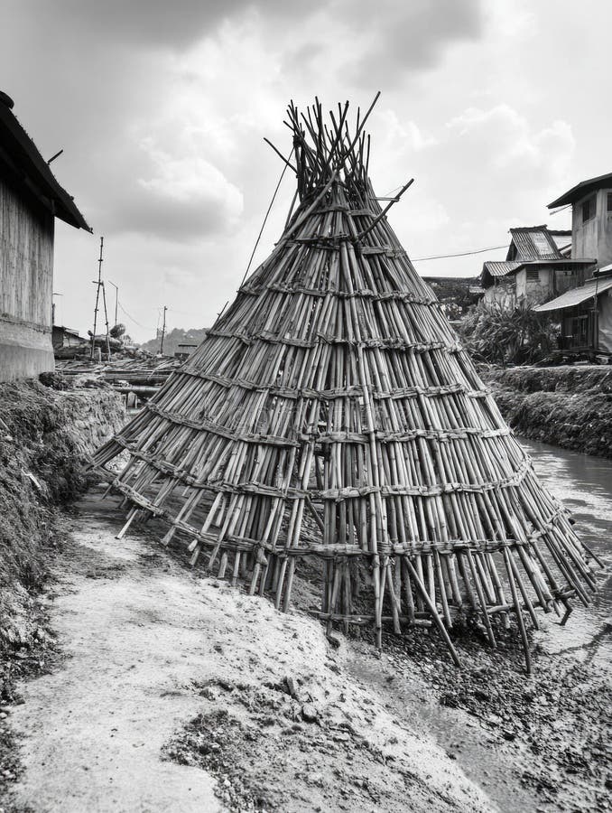 Stick Structure Architecture Stock Image - Image of frame, friendly ...