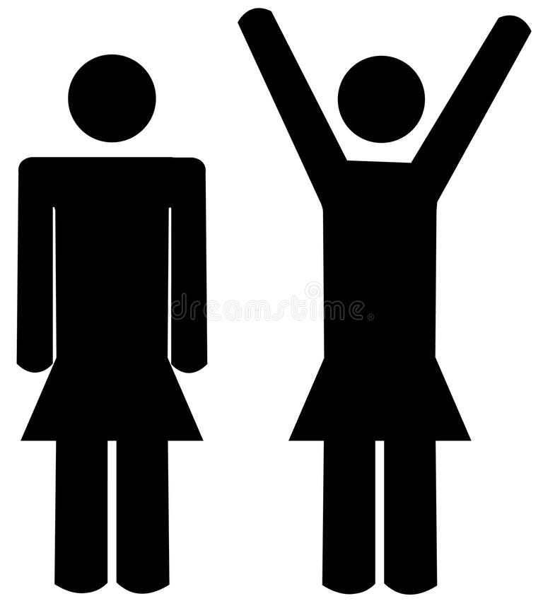 Female Stick Figure Stock Illustrations – 5,050 Female Stick Figure ...
