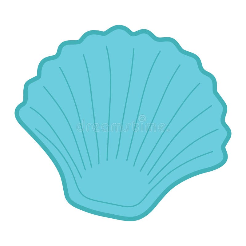 Shells Summer Doodle Stickers, Labels, Logos, Tags, Sign for Holiday ...