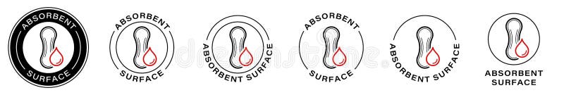 Sticker Absorbent Surface 5 Stock Vector - Illustration of packaging ...