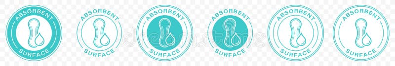 Sticker absorbent surface stock vector. Illustration of informative ...