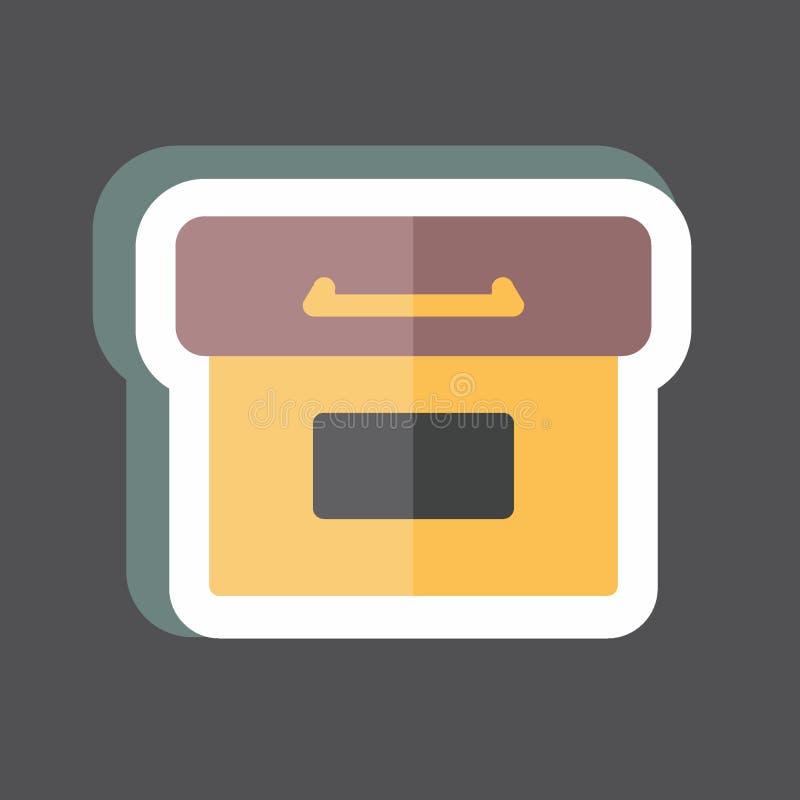 Sticker Archive. Suitable for Web Interface Symbol. Simple Design ...