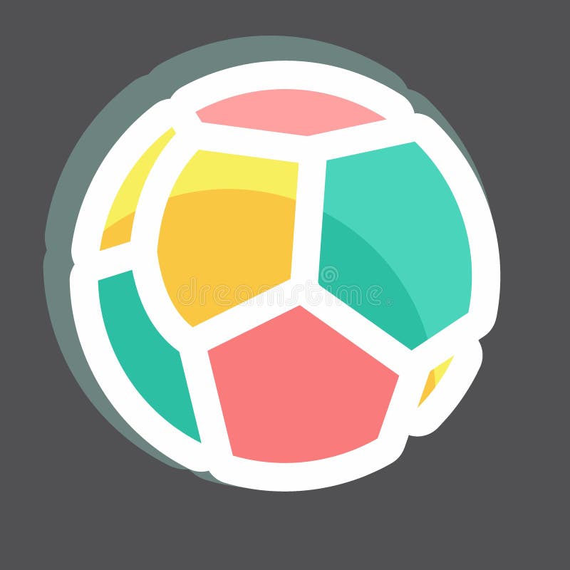 Sticker Ball. Suitable for Baby Symbol. Simple Design Editable. Design ...