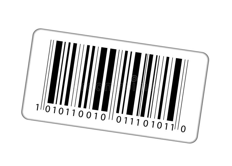 Barcode stock vector. Illustration of identification - 122875261