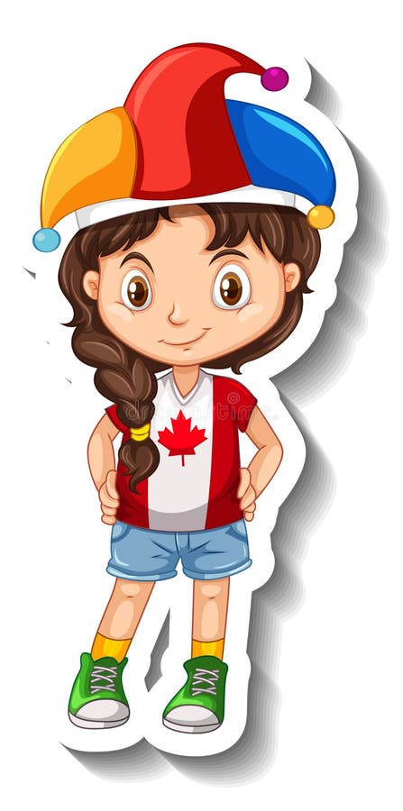Canadian Girl with Measuring Ruler Stock Vector - Illustration of happy ... Canadian Girl with Measuring Ruler Stock Vector - Illustration of happy ...