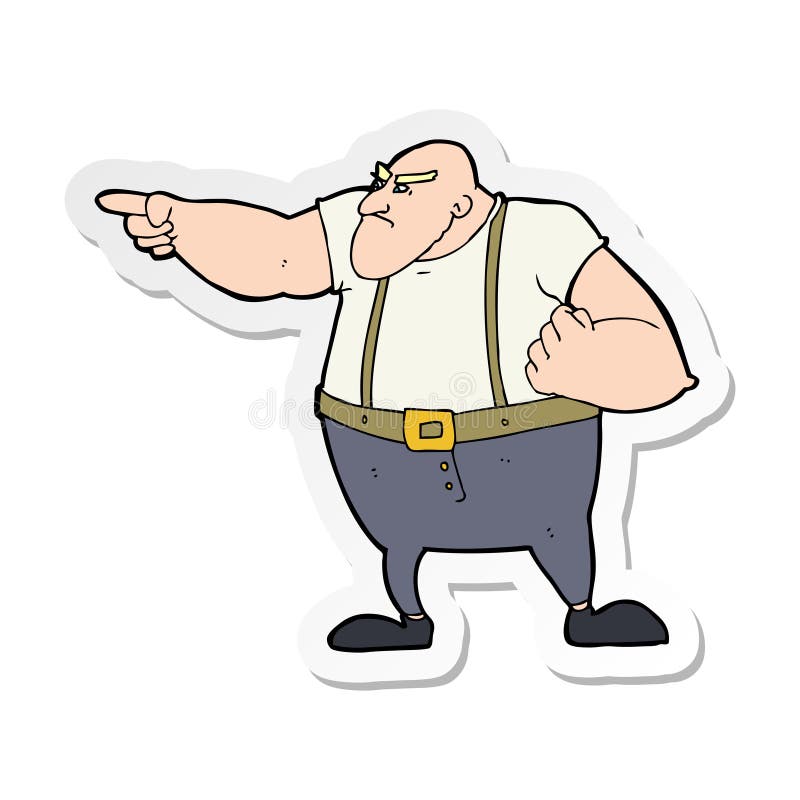Angry Big Guy Stock Illustrations – 151 Angry Big Guy Stock ...