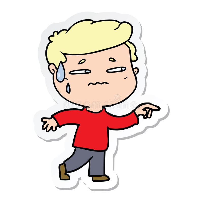 Worried Nervous Anxious Anxiety Man Male Boy Stressed Stress Cute ...