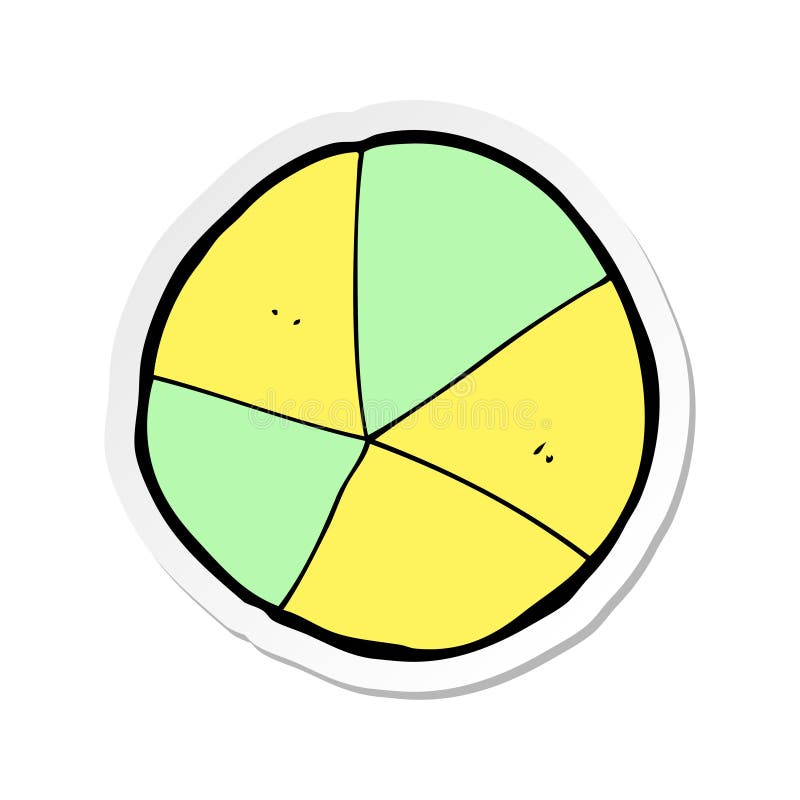 Sticker of a cartoon ball stock vector. Illustration of drawing - 146101033