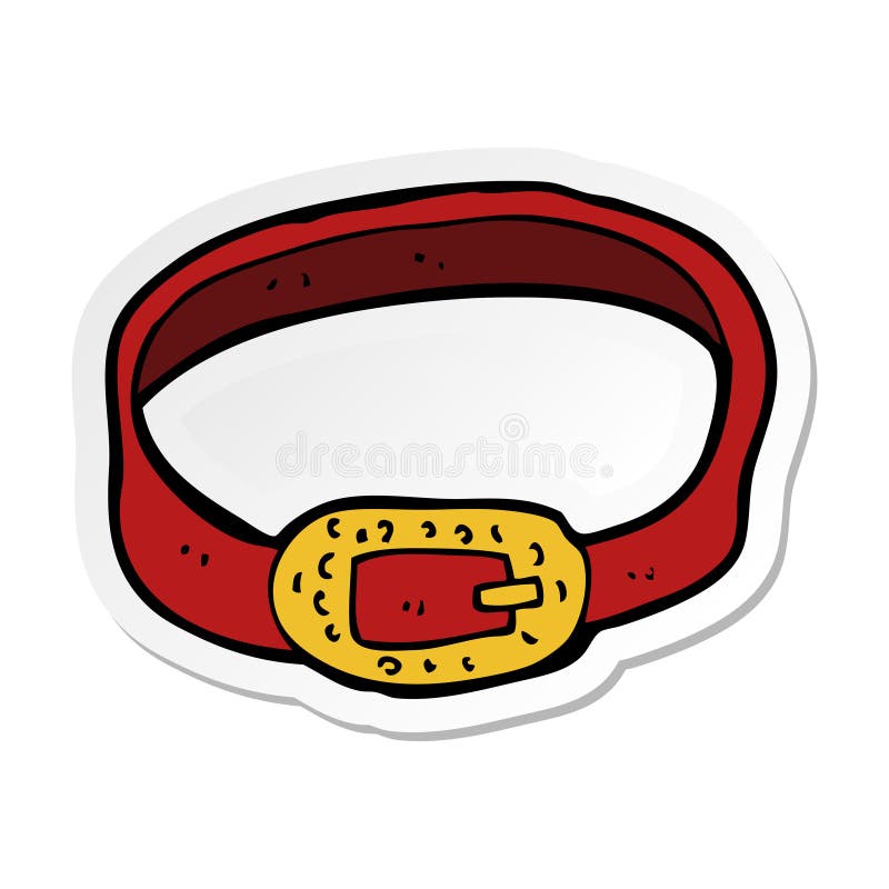 Cartoon belt stock illustration. Illustration of clip - 37026229