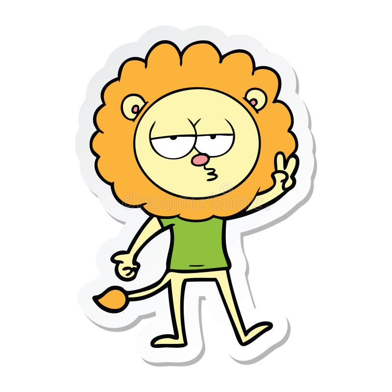 Cute Lion Cartoon Hello Stock Illustrations – 166 Cute Lion Cartoon ...