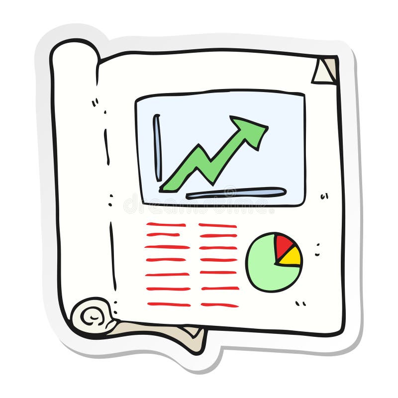 Cartoon Document Sticker Stock Illustrations – 6,195 Cartoon Document ...