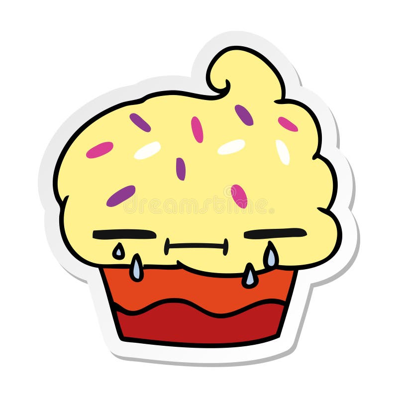 Cartoon Cupcake Sad Stock Illustrations – 336 Cartoon Cupcake Sad Stock ...