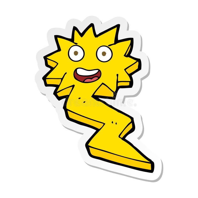 Sticker Electric Lightning Bolt Stock Illustrations – 1,033 Sticker ...