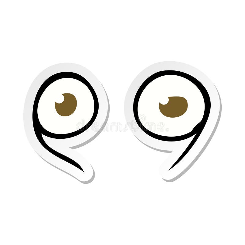 Cartoon Man with Eyes Popping Out of Head Stock Illustration ...