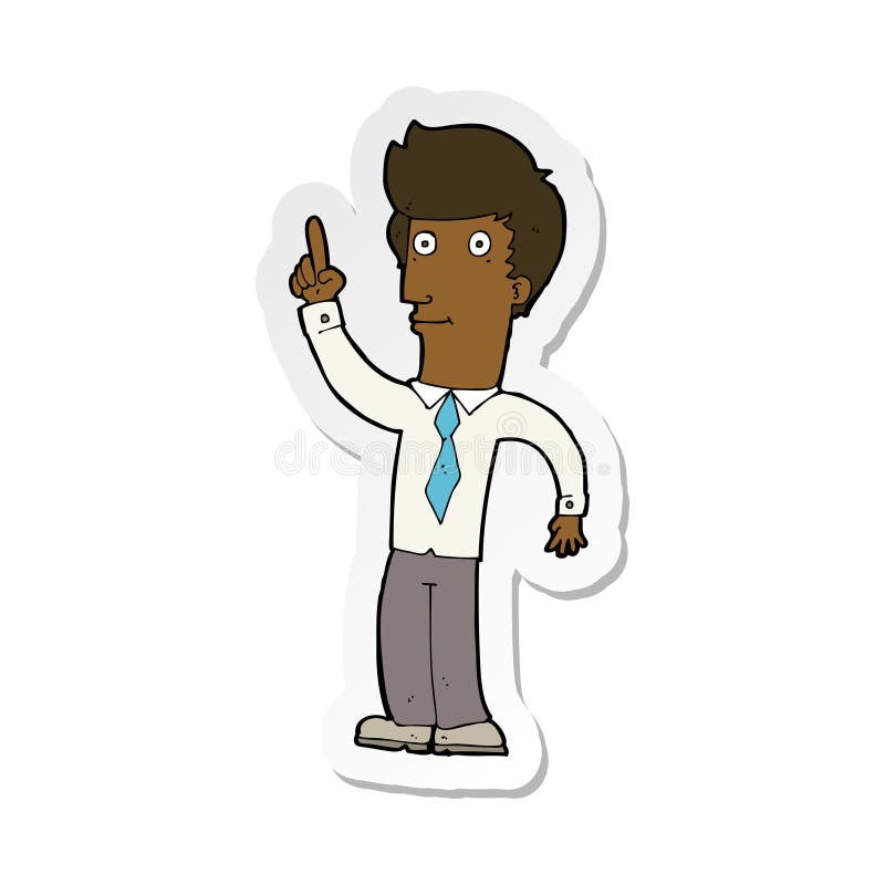 Sticker Man Male Boy Sales Salesman Idea Friendly Happy Innovation ...