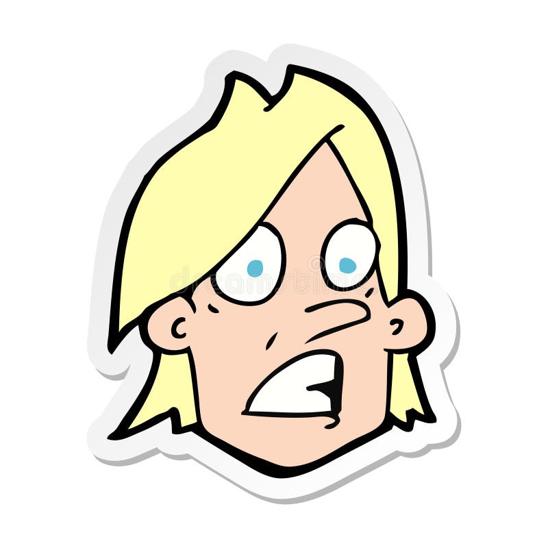 Funny Scared Faces Clip Art