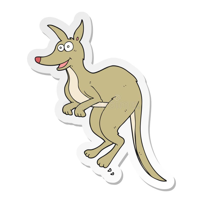 Sticker Kangaroo Stock Illustrations – 747 Sticker Kangaroo Stock ...