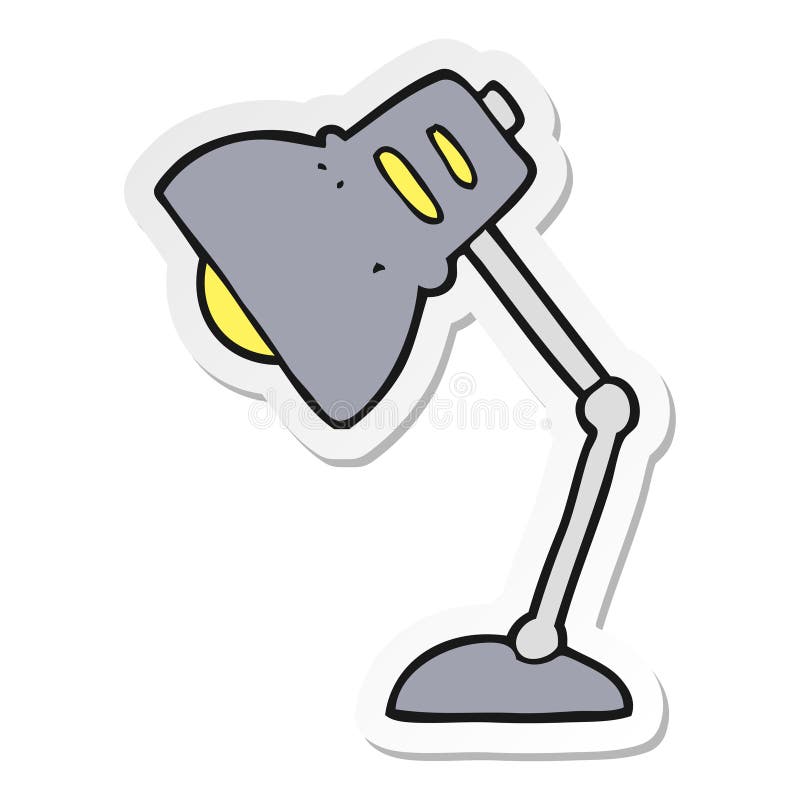 Cartoon lamp stock illustration. Illustration of drawing - 37033485