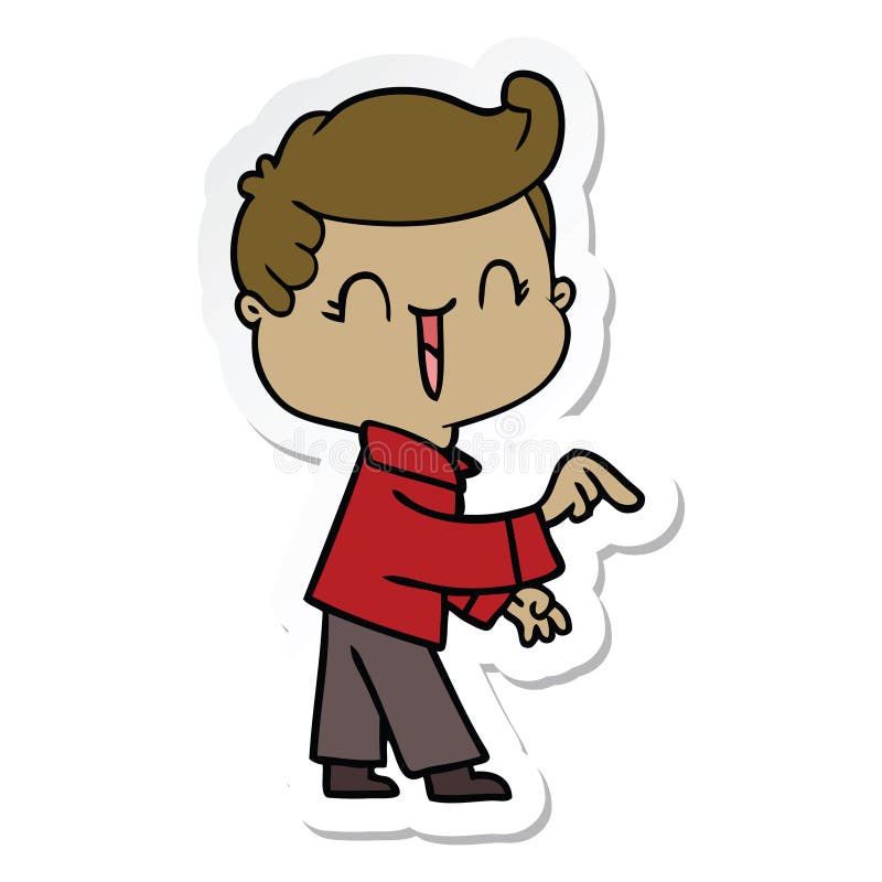 Cartoon Boy Laughing Pointing Stock Illustrations – 496 Cartoon Boy ...