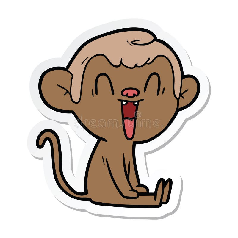 Laughing Monkey Stock Illustrations – 820 Laughing Monkey Stock ...