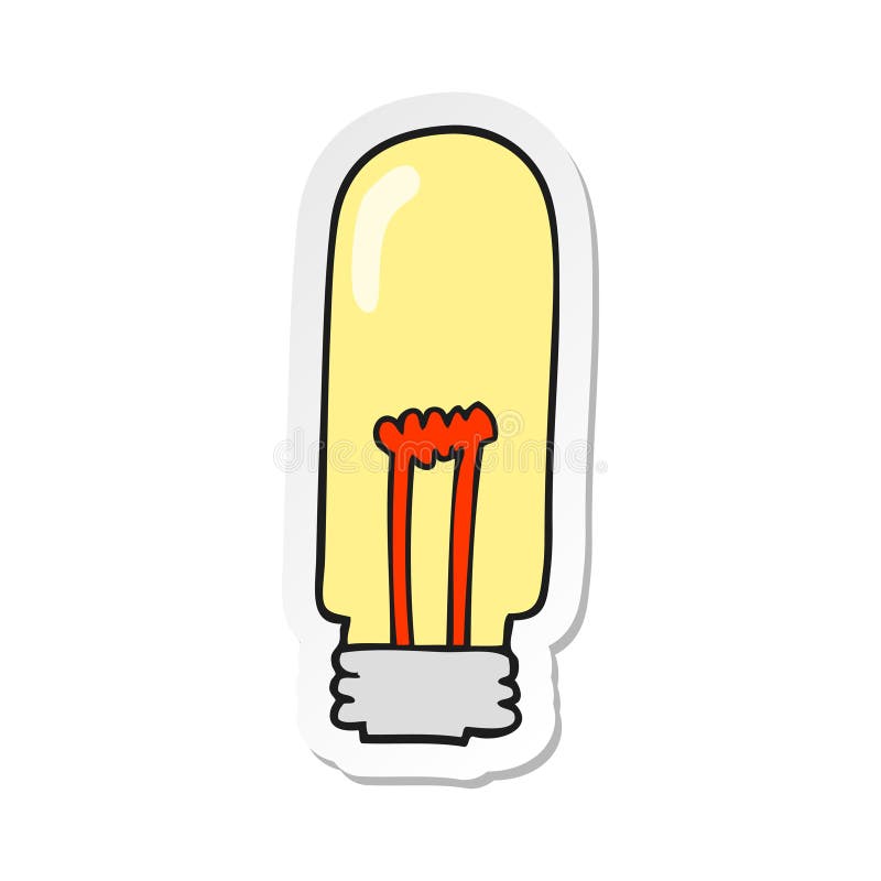 Cartoon Sticker Light Bulb Stock Illustrations – 1,182 Cartoon Sticker ...