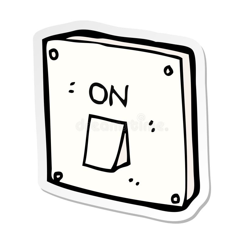 Light Switch Sticker Stock Illustrations – 229 Light Switch Sticker ...