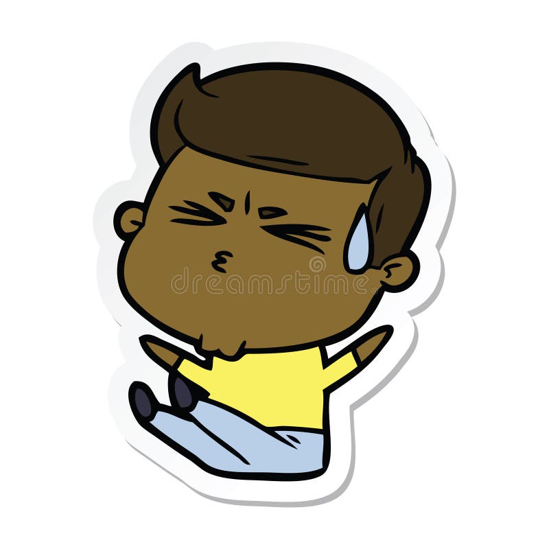 Stick Man Sweating Stock Illustrations – 199 Stick Man Sweating Stock ...