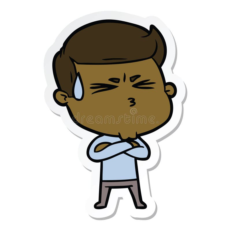 Stick Man Sweating Stock Illustrations – 198 Stick Man Sweating Stock ...