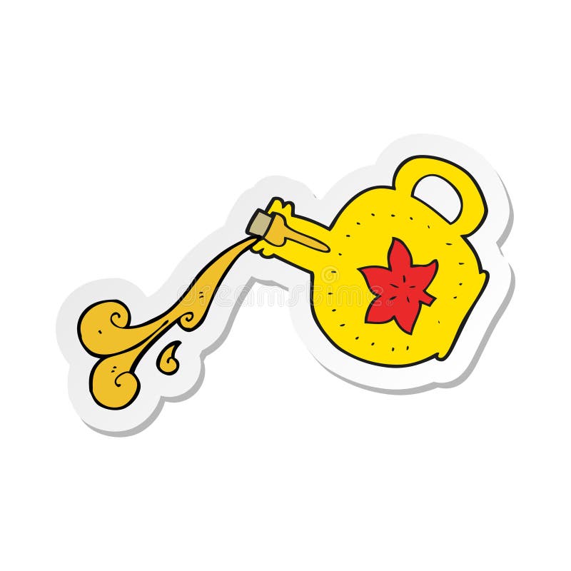Sticker of a Cartoon Maple Syrup Stock Vector - Illustration of ...