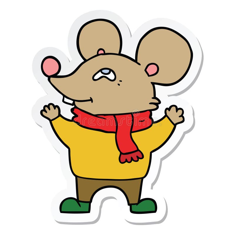 Cartoon Mouse Wearing Clothes Stock Illustrations – 133 Cartoon Mouse ...