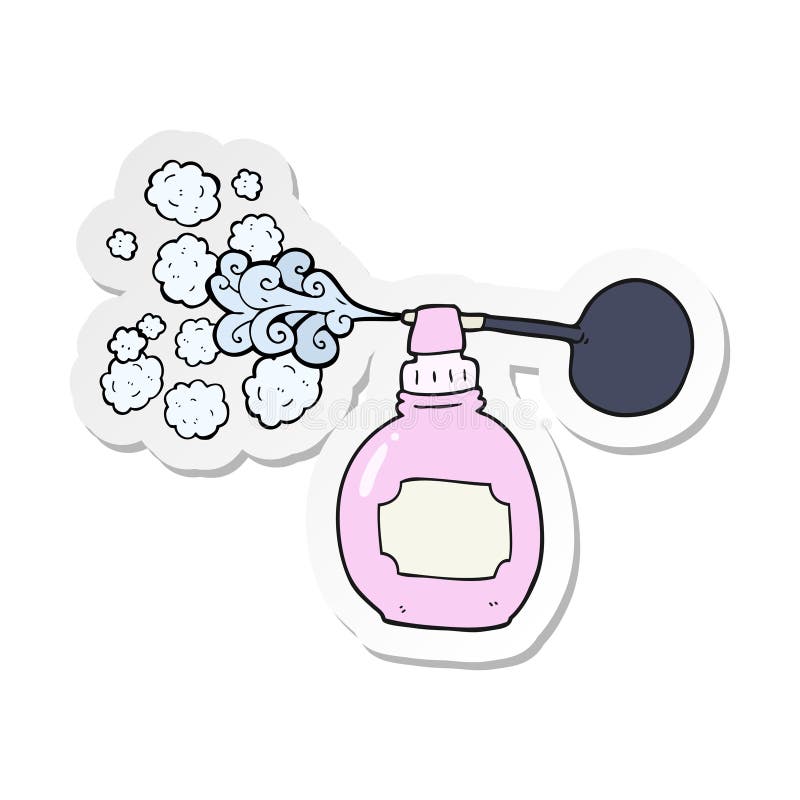 Perfume Bottle Drawing Spraying