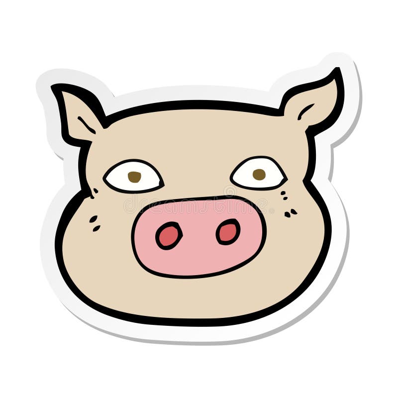 Funny Pig Cartoon Silly Face Stock Illustrations – 73 Funny Pig Cartoon ...