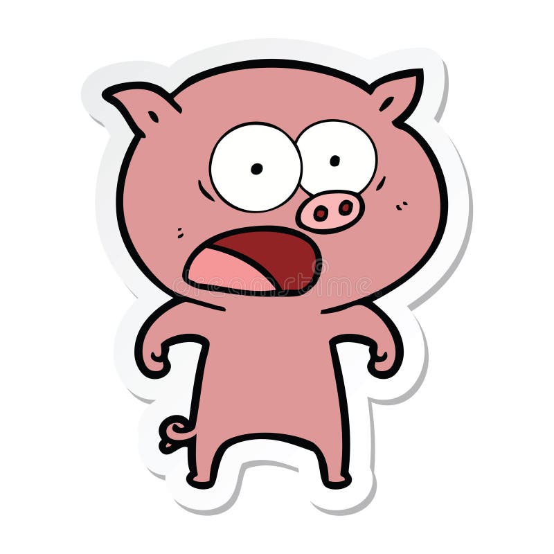 Scared Pig Cartoon Stock Illustrations – 401 Scared Pig Cartoon Stock ...