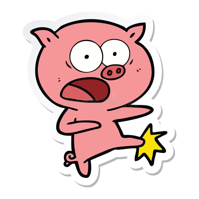 Scared Pig Cartoon Stock Illustrations – 401 Scared Pig Cartoon Stock ...