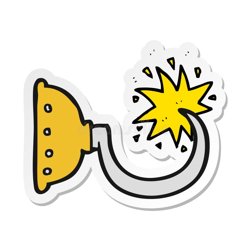 Sticker of a Cartoon Pirate Hook Stock Vector - Illustration of icon ...