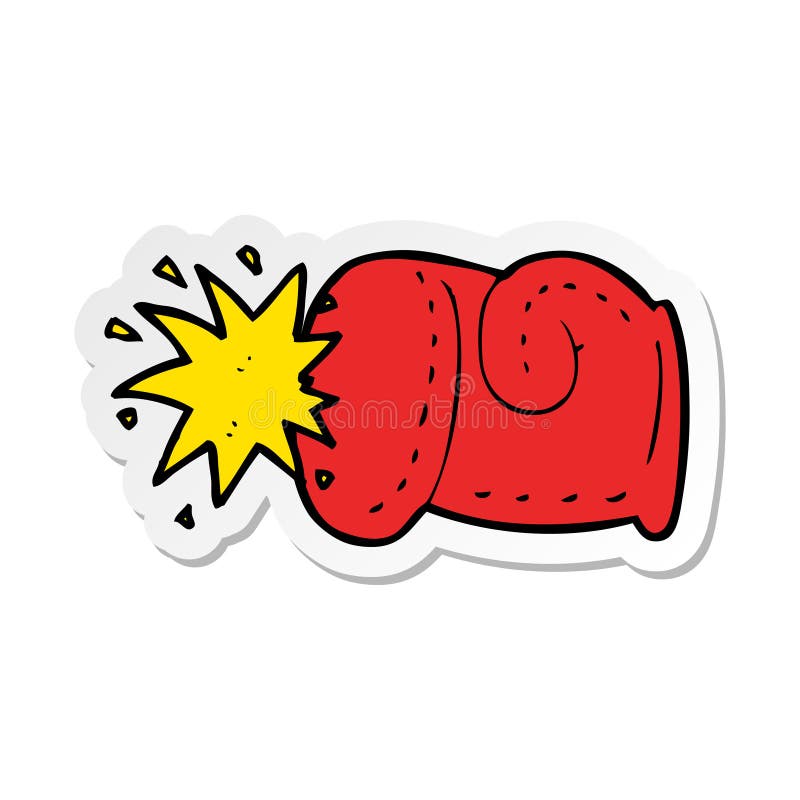 Cartoon Punch- Vector Illustration Stock Vector - Illustration of fist ...
