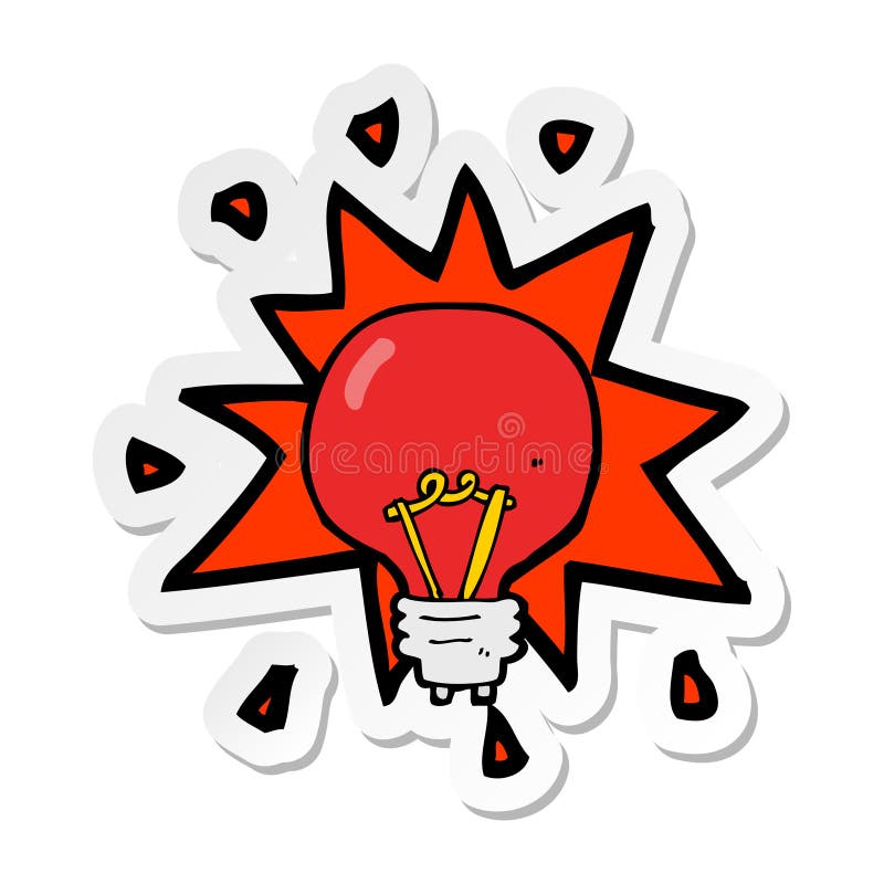 Retro Cartoon Red Light Bulb Stock Illustrations – 402 Retro Cartoon ...