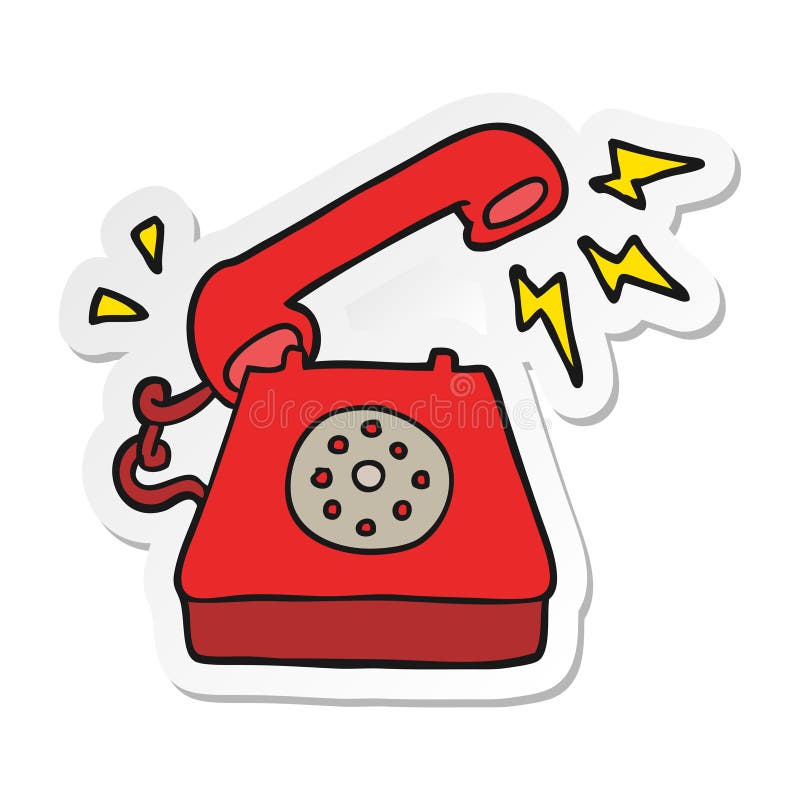 Cartoon Ringing Telephone Stock Illustrations – 393 Cartoon Ringing ...