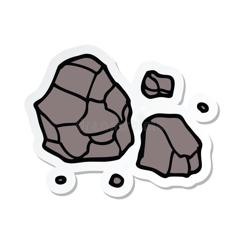 Cartoon rocks talking stock vector. Illustration of grunge - 37570836